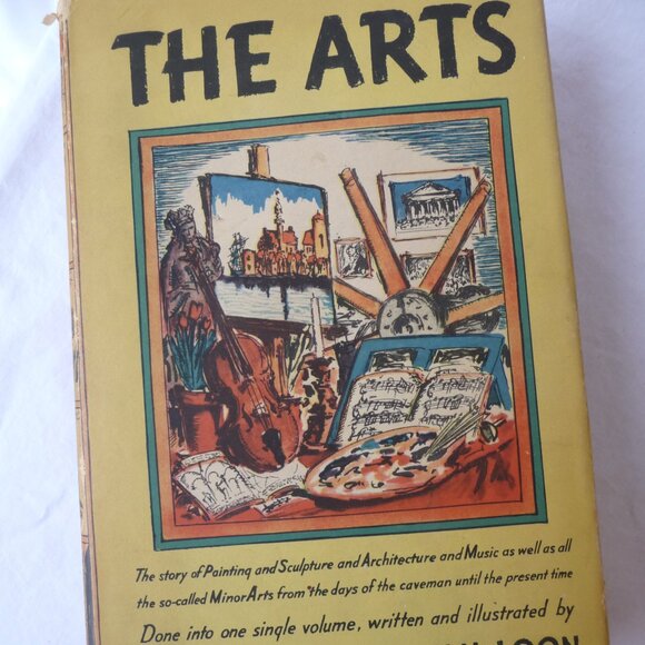 Art | The Arts By Hendrik Willem Van Loon Vintage 1937 Vintage Art Map ...